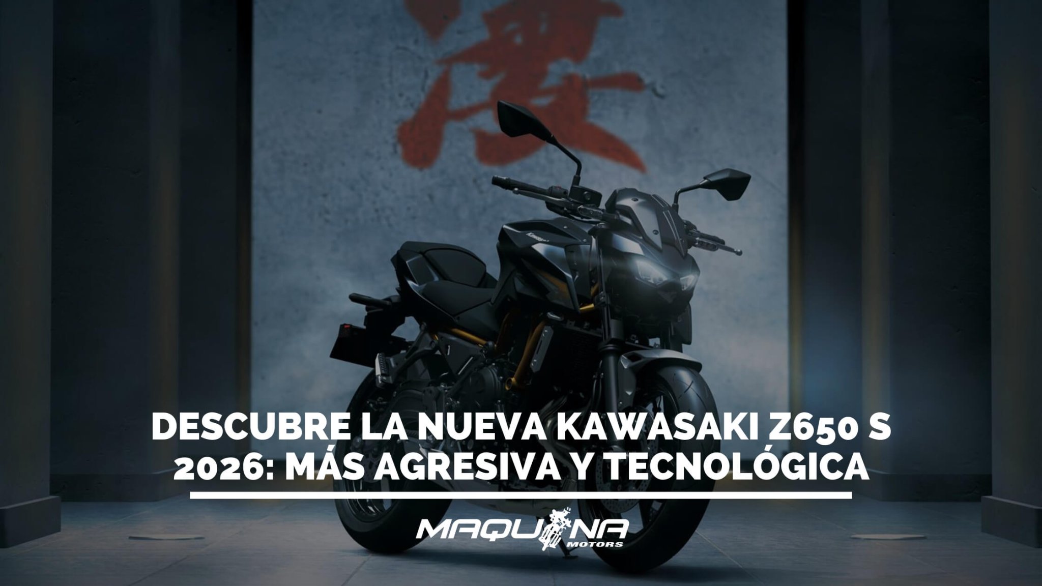 Así es la nueva Kawasaki Z650 S 2026: más agresiva y tecnológica: